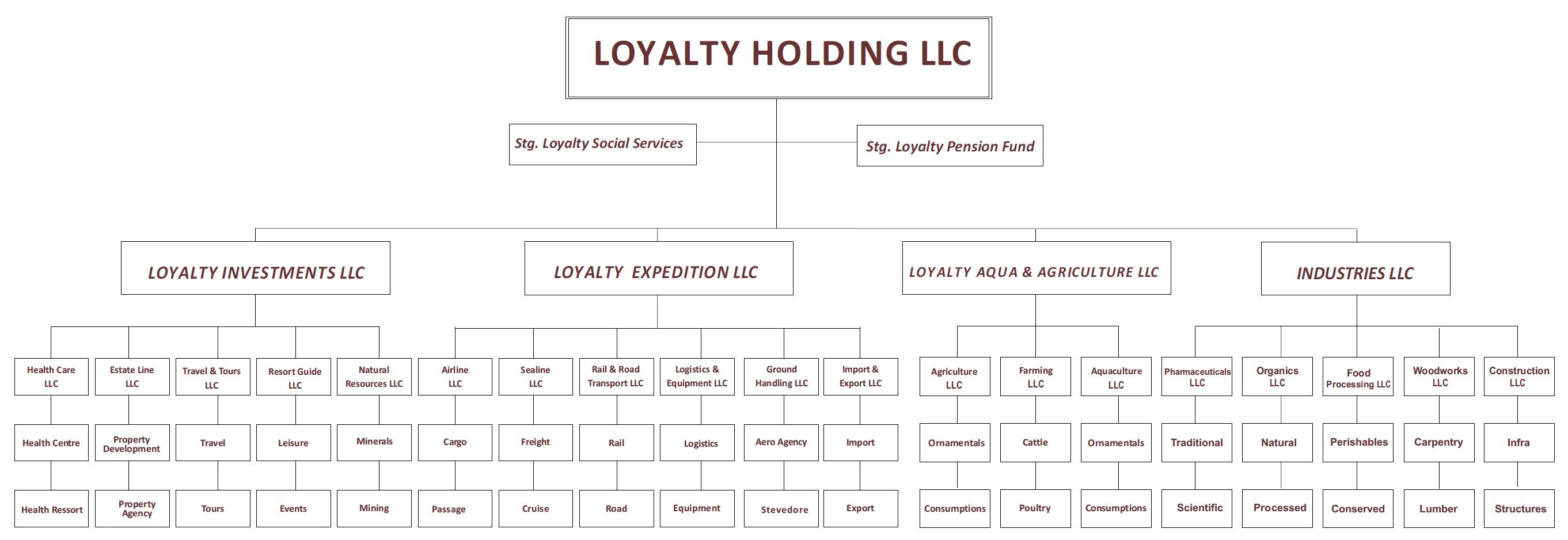 Organization structure | Loyalty Holding